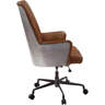 Benzara Furniture Salvol Ergonomic Leather Office Chair With 360 ...