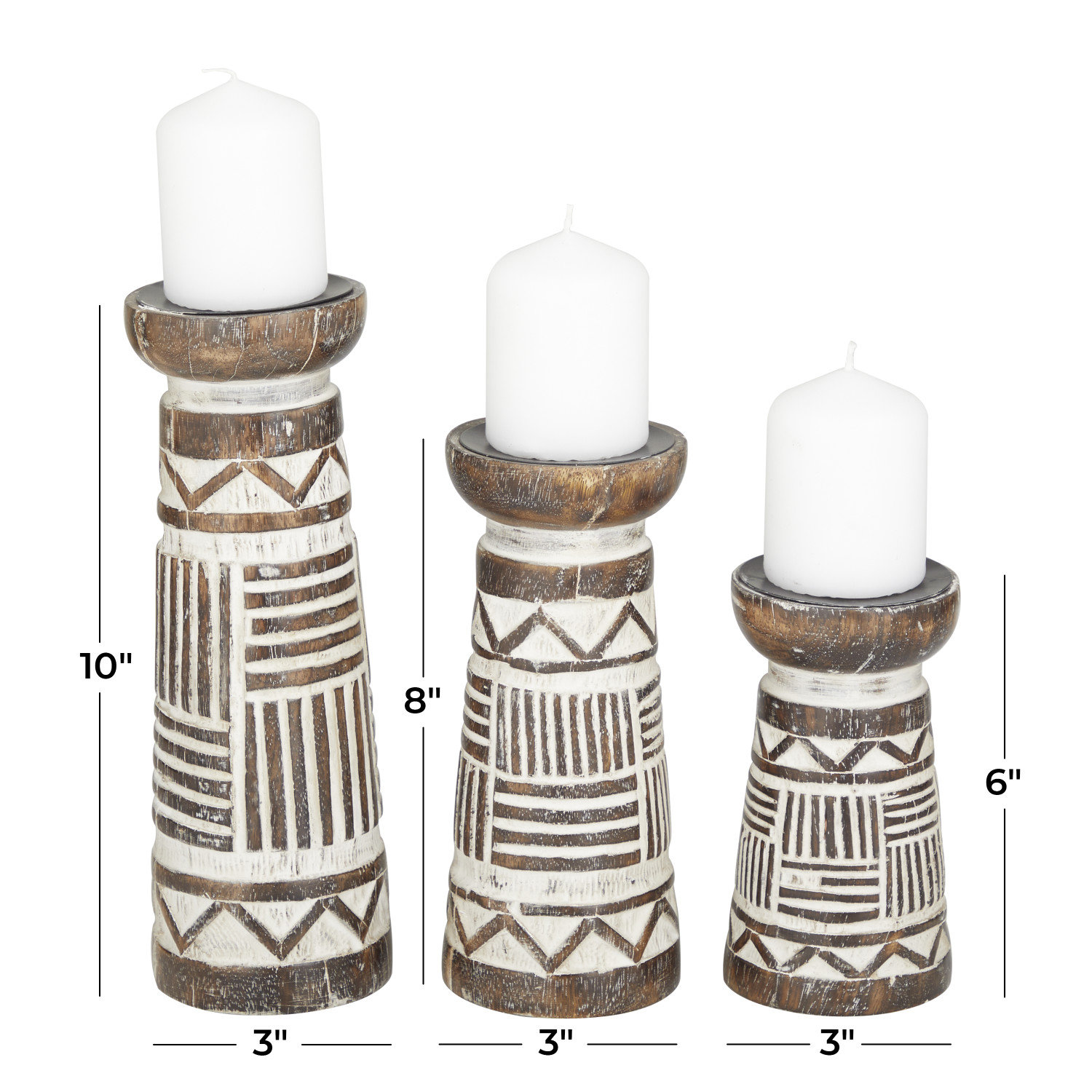 Kelly Clarkson Home Eclectic Wood Candle Holder & Reviews | Wayfair