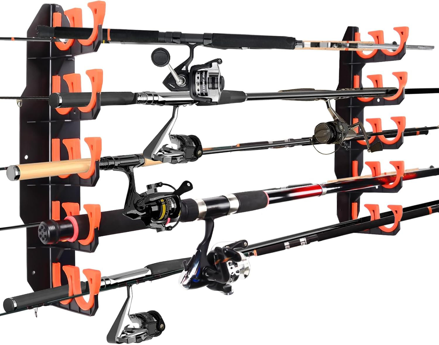 WFX Utility™ Fishing Rod Holders, Fishing Pole Holders For Garage, Wall ...