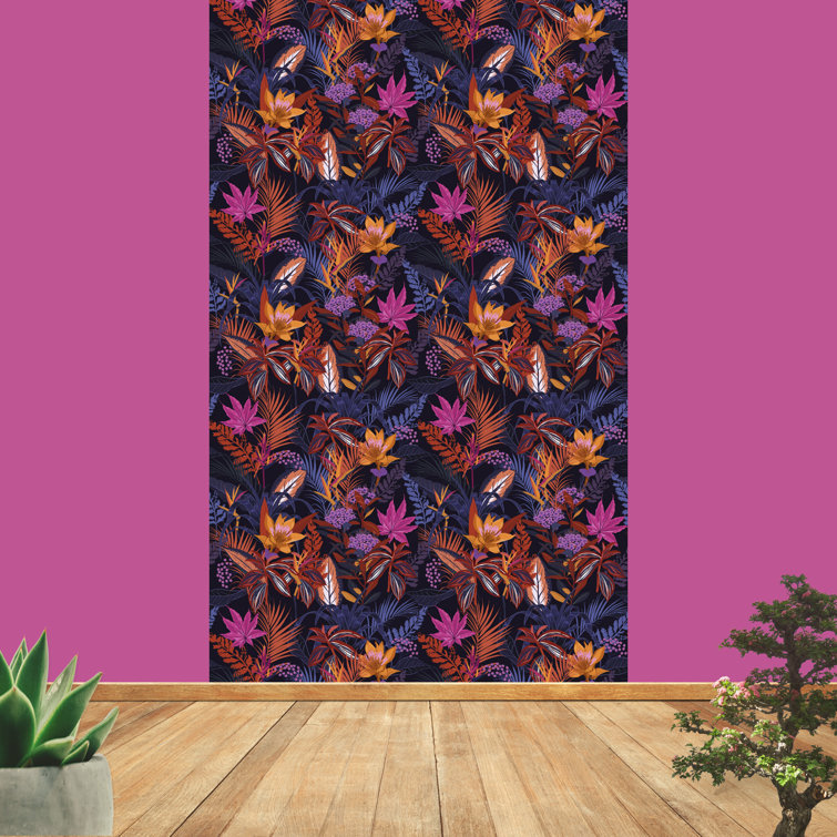 Bay Isle Home Tani 3m x 1.2m Textured Matte Peel and Stick Wallpaper ...