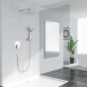 Mocoloo Pressure-Balanced (Temperature Control Only) Complete Shower ...