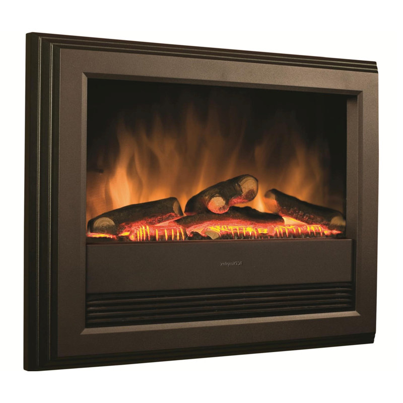 Dimplex Bach Optiflame Effect Electric Wall Fire, Wall Mounting/Built ...