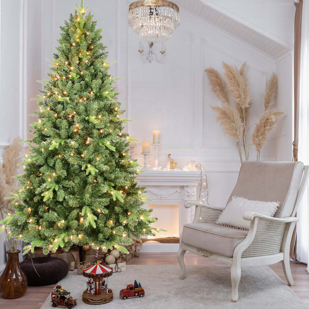 Alcott Hill 7FT Pre-Lit Christmas Tree - Wayfair Canada