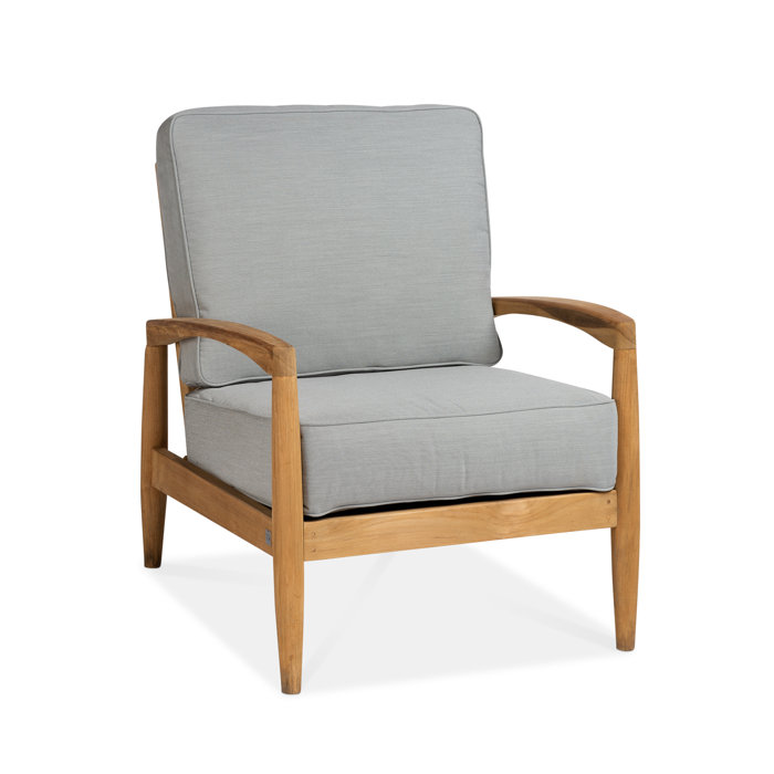 CO9 Design Monica Outdoor Teak Lounge Chair | Perigold