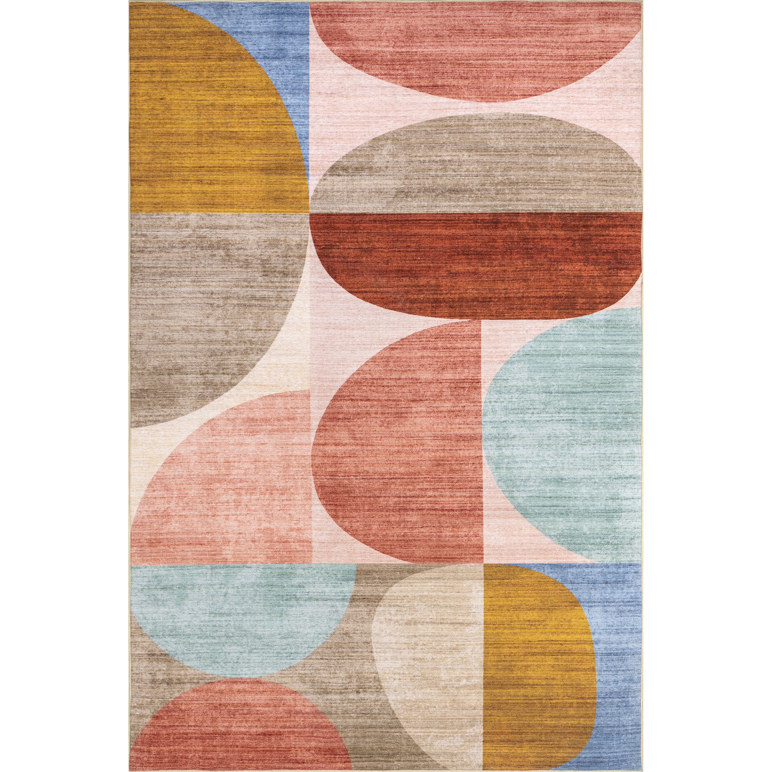 Orren Ellis Lori Abstract Machine Washable Indoor/Outdoor Area Rug for ...
