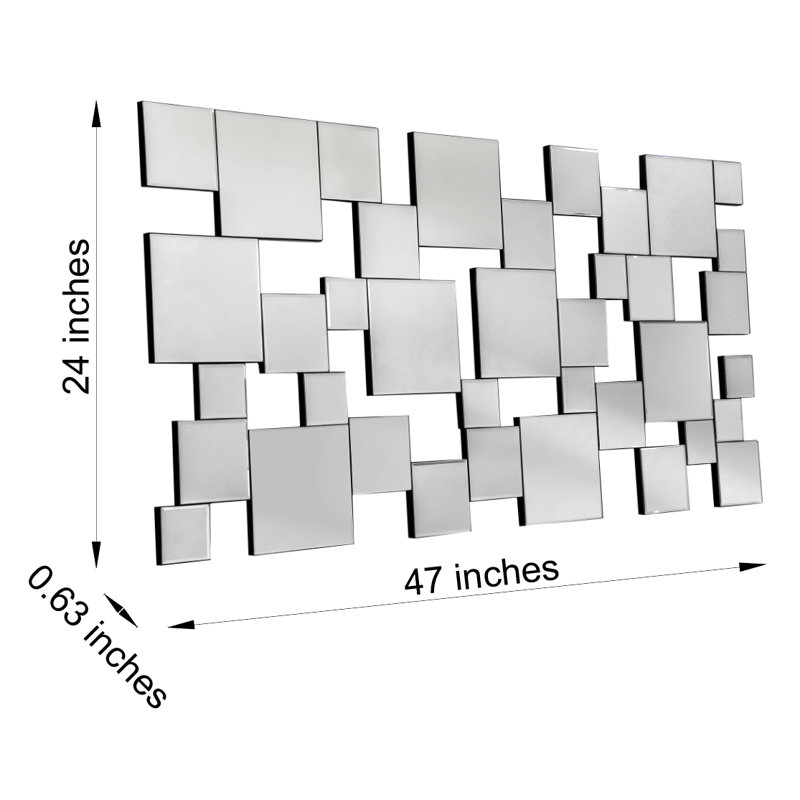 Ebern Designs Janinne Rectangular Accent Wall Mirror | Wayfair