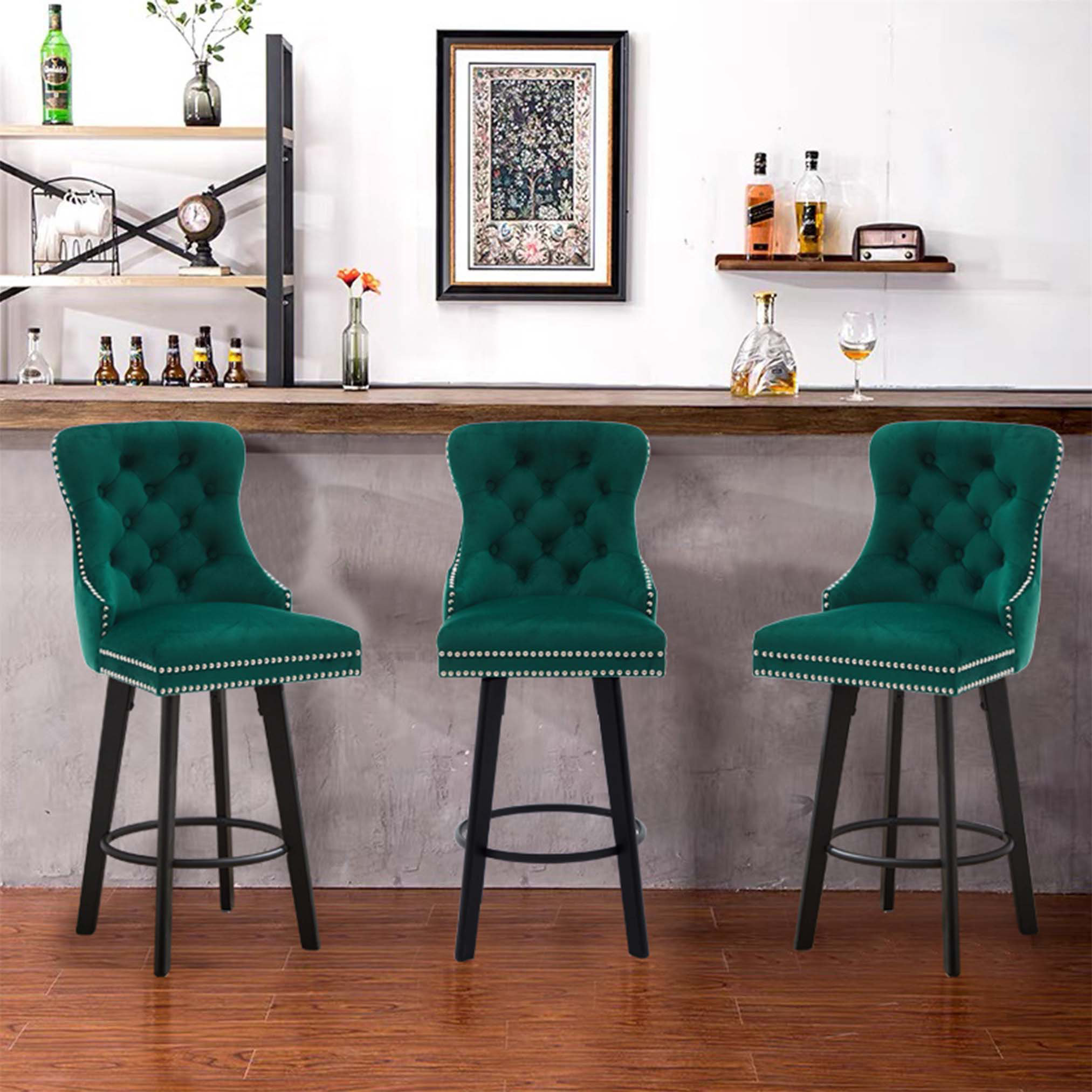 Everly Quinn Versatile and Comfortable Swivel Bar Stools for Every ...