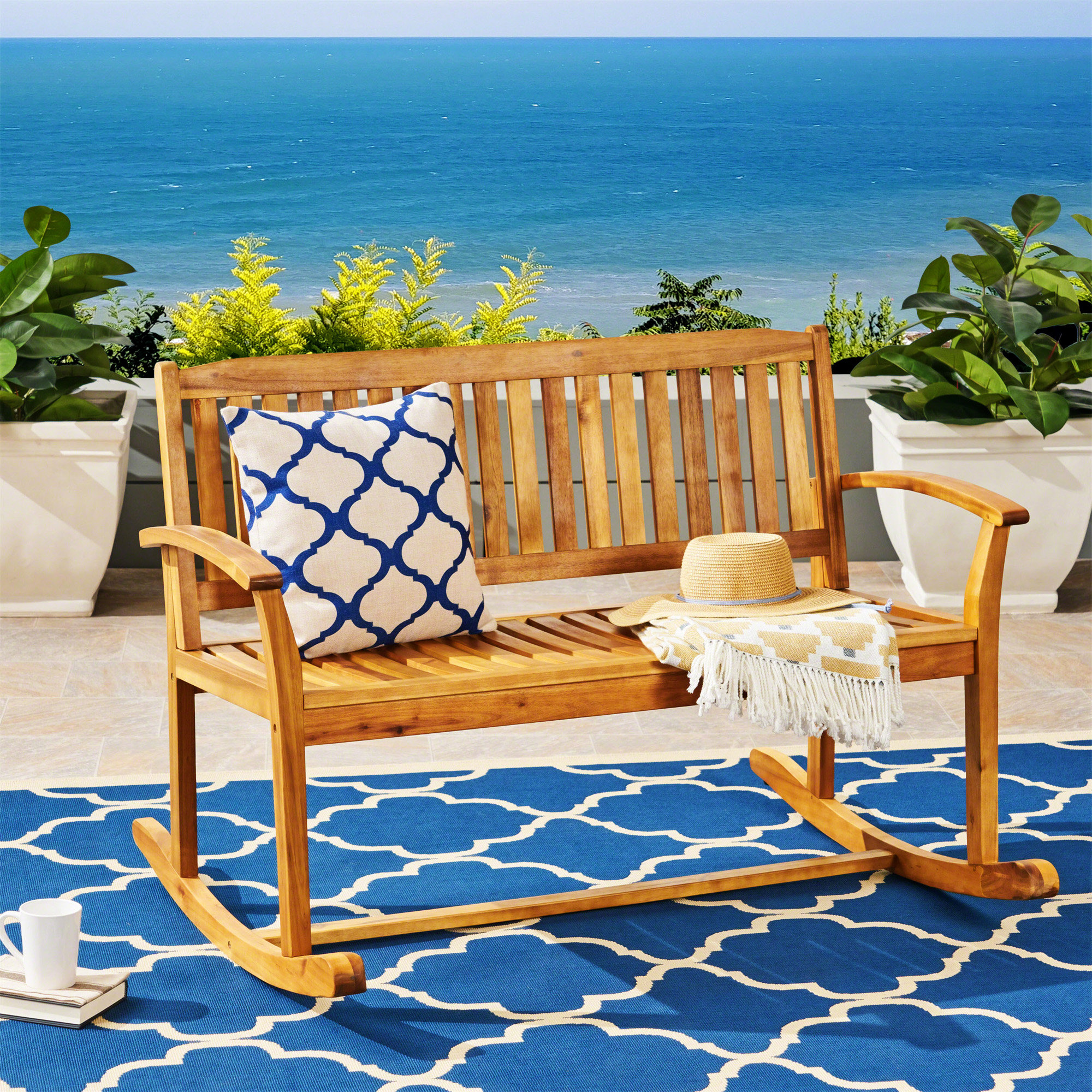 Red Barrel Studio® REGATTA ROCKING LOVESEAT | Wayfair