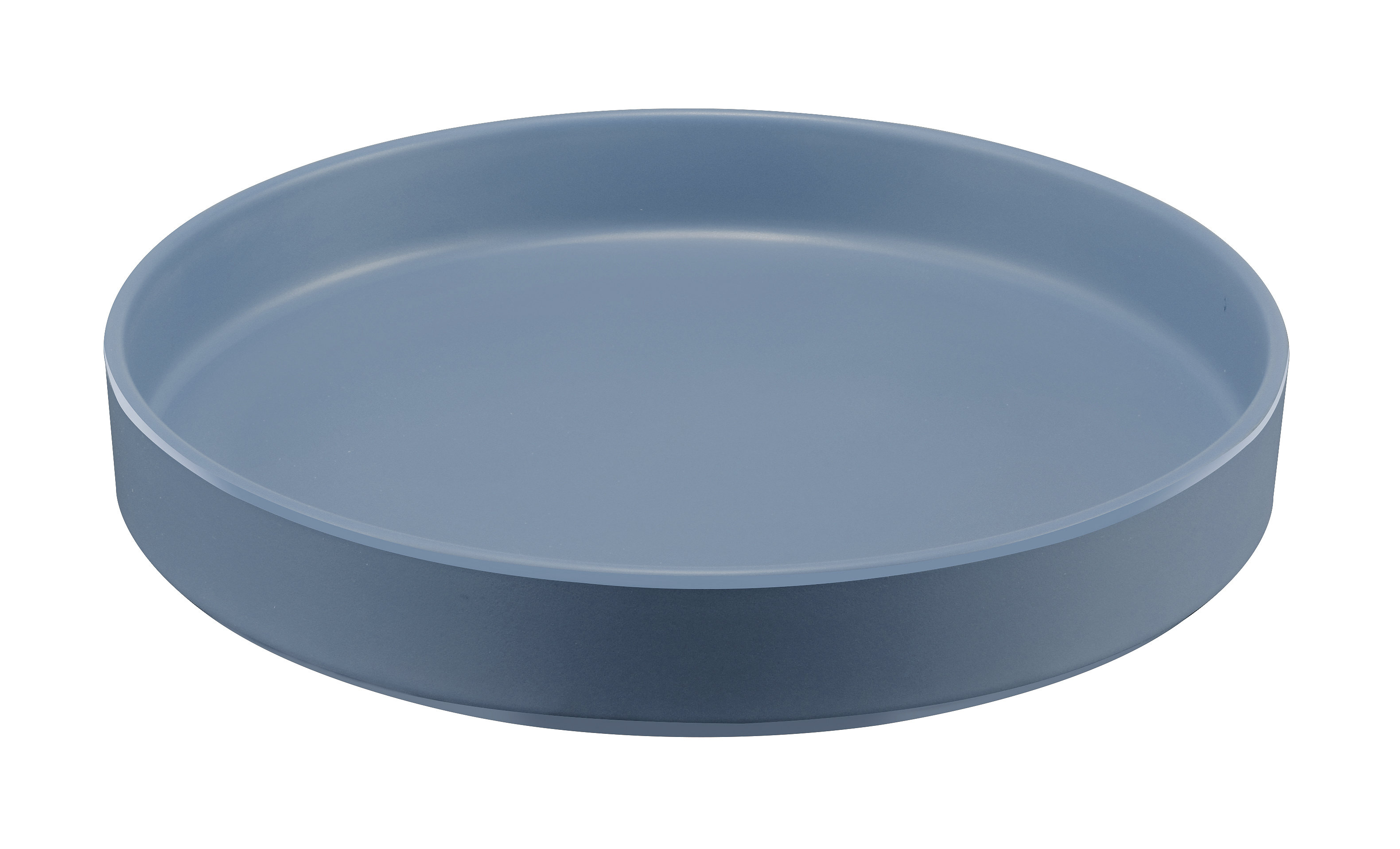 Cal-Mil Hudson - Stone Blue 10" Raised Rim Melamine Plate | Perigold