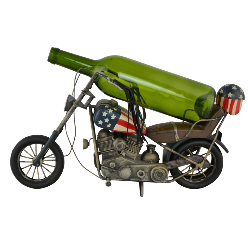 Wine Bodies Easy Rider Style Metal Chopper Bottle Holder | Wayfair