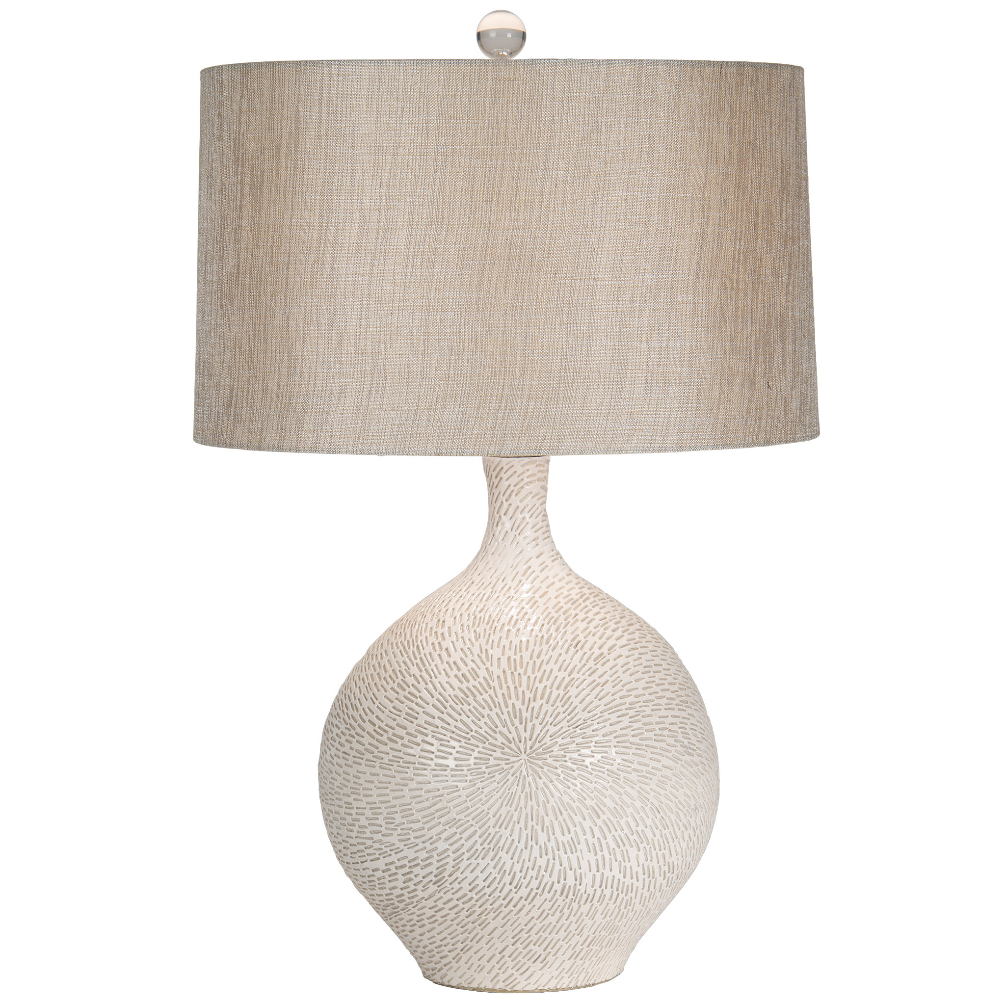 The Natural Light Silence 29'' Beige Table Lamp | Wayfair