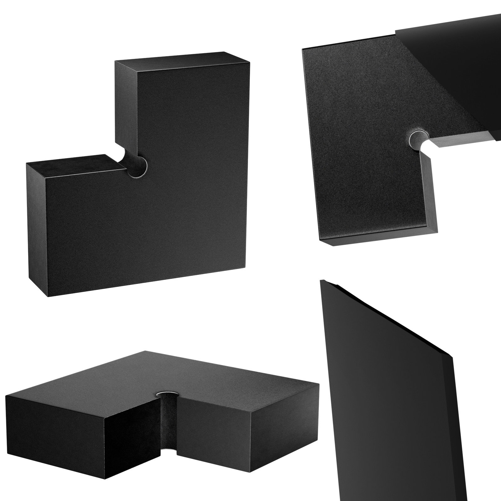 RoomTec Flat Handrail Accessories 2Pack Corner Connector 90 Degree High ...