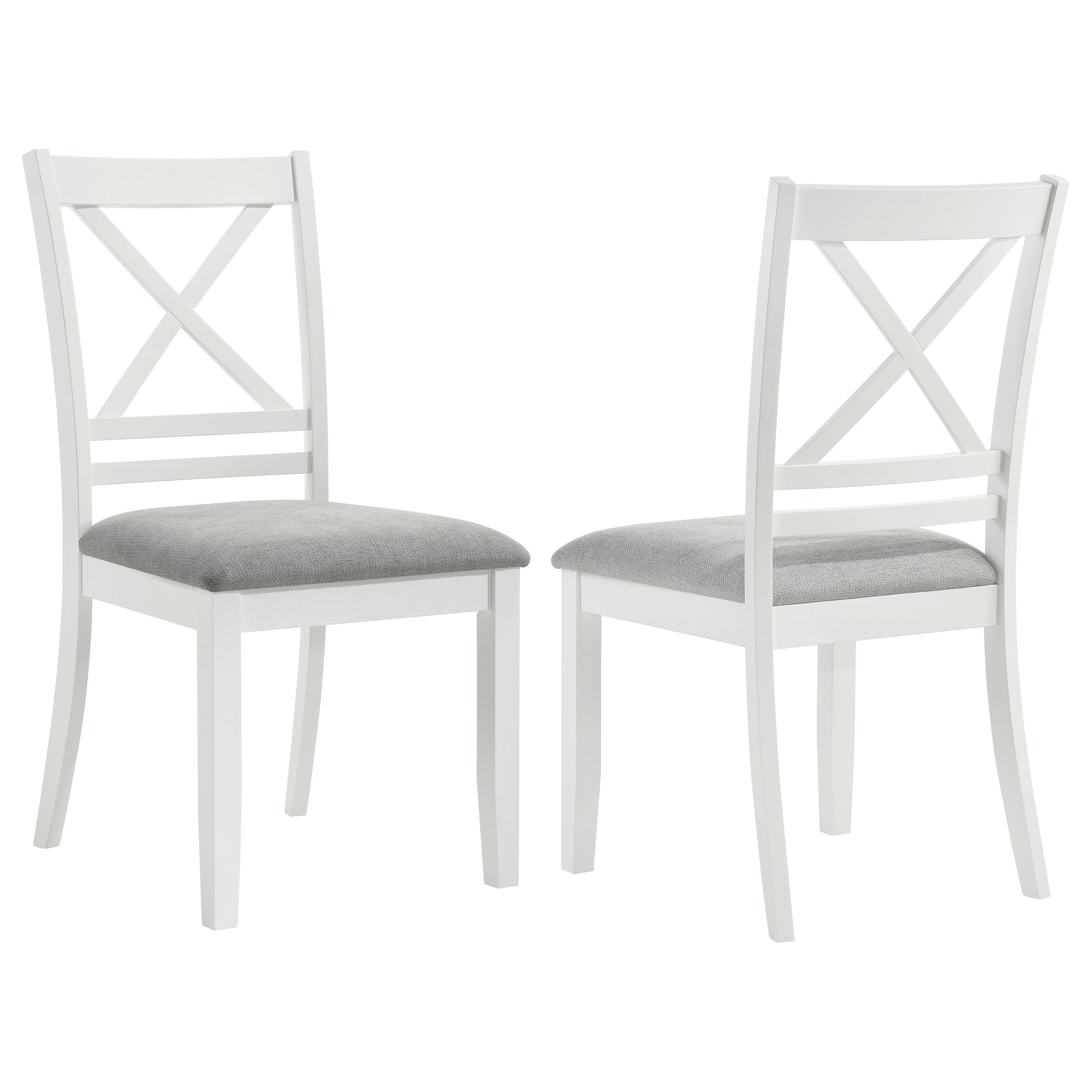 Wade Logan® Caen Fabric Cross Back Side Chair Dining Chair & Reviews ...