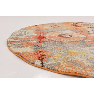 Langley Street Eddins Performance Orange Rug & Reviews | Wayfair