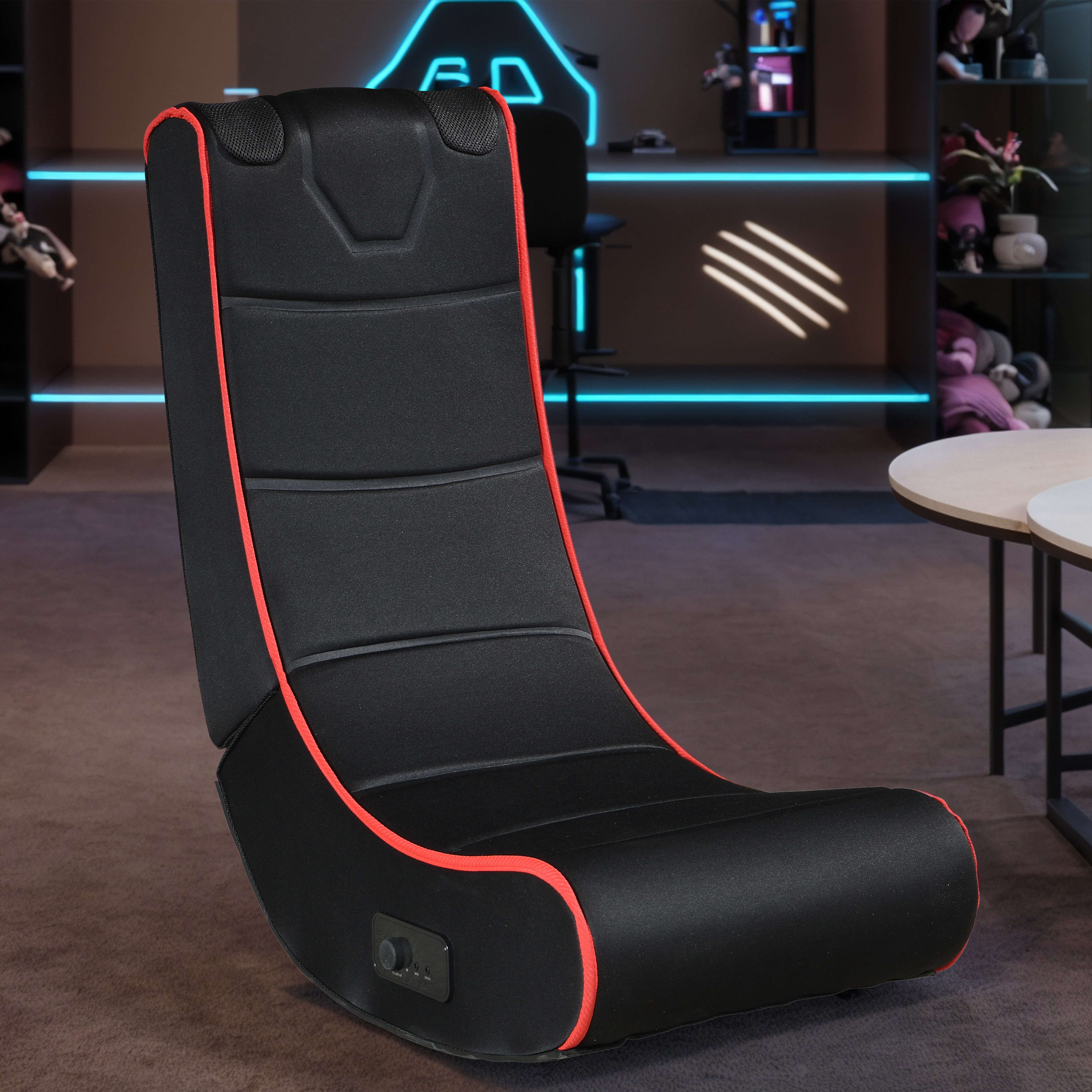 Trule Ergonomic Rocker Floor Game Chair With Built-In Speakers ...