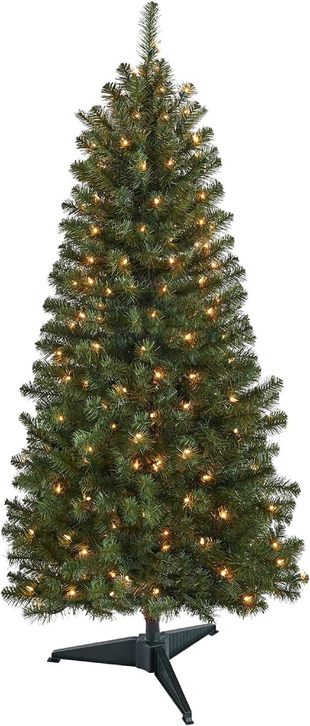 WOOD YOU OF GAINESVILLE, INC. 5 Feet Christmas Tree Prelit Artificial ...