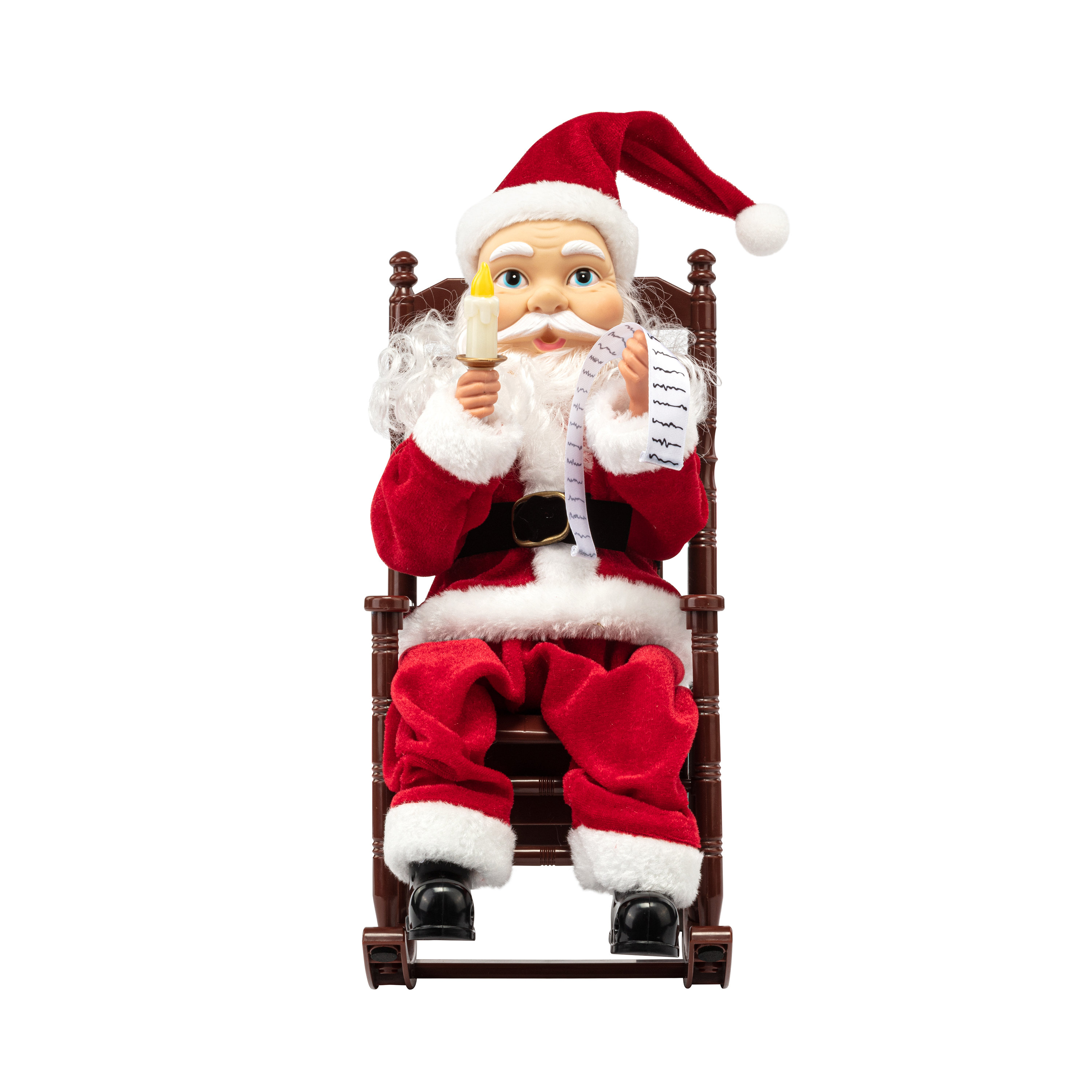 Mr. Christmas 13.5" Animated & Musical Rocking Santa | Wayfair