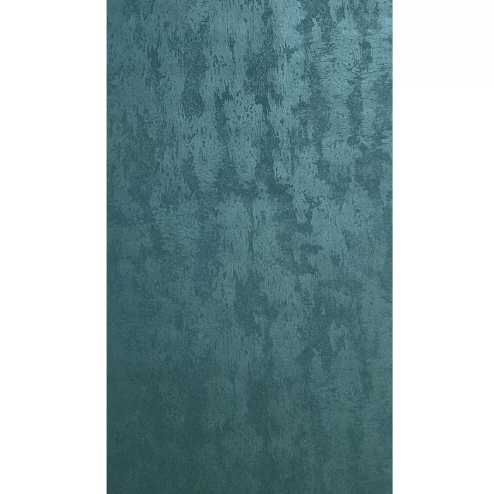 Orren Ellis Plain Foil Green Blue Teal Metallic Faux Concrete Plaster ...