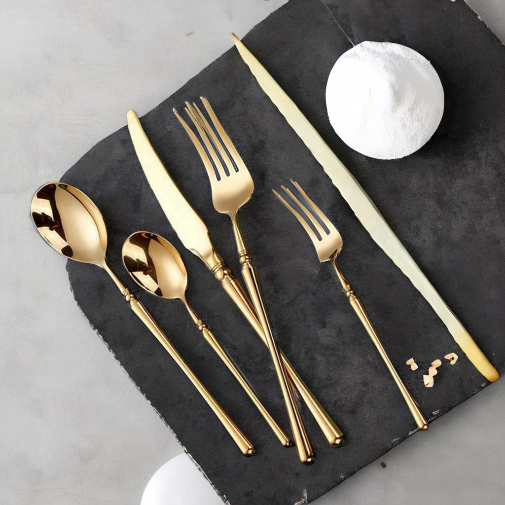 House of Hampton® Ensemble de couverts 20 pièces, couverts, couverts ...