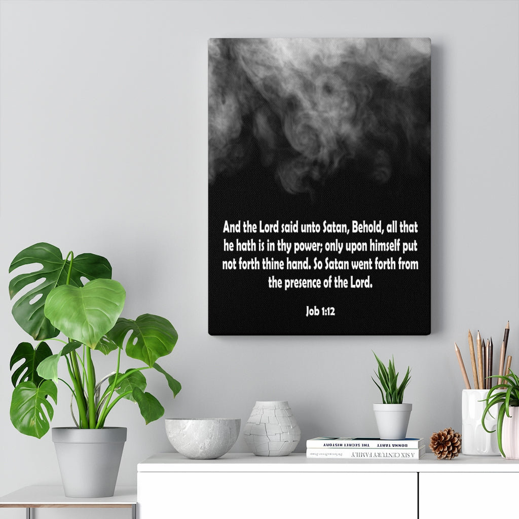 Trinx Presence of The Lord Job 1:12 Christian Home Décor Wall Art ...