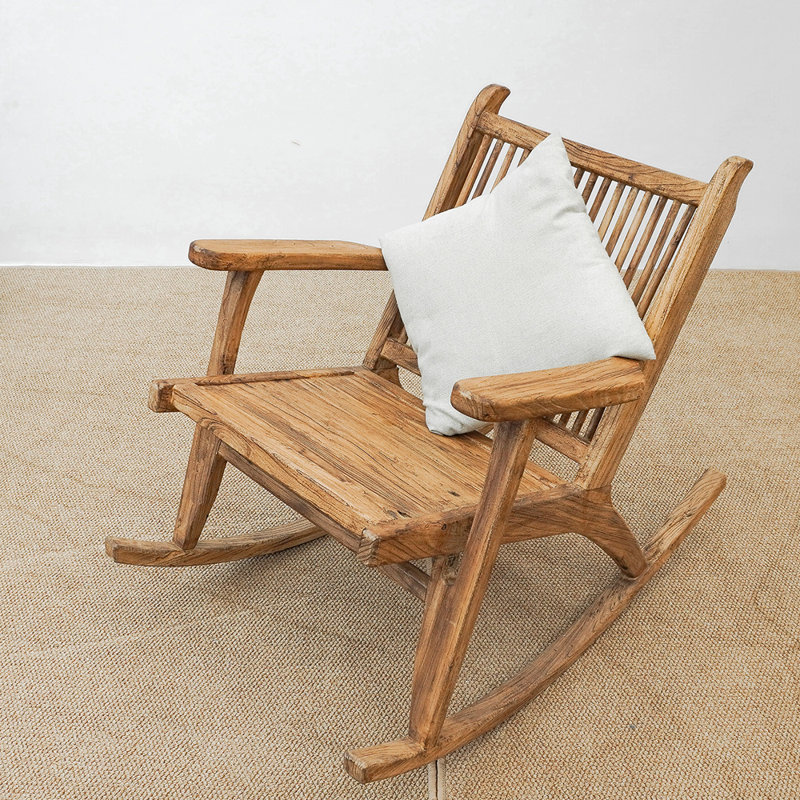 ChairVogue Elm Solid Wood Rocking Chair Solid Wood Rocking Chair | Wayfair