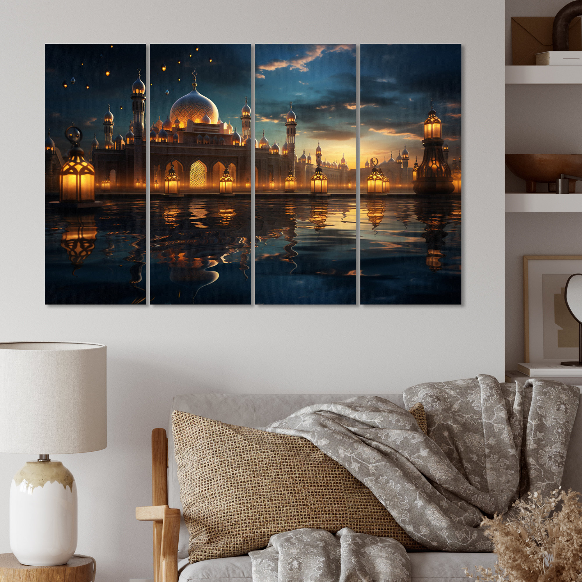Dakota Fields Islam Art Ramadan Reflection - Islamic Canvas Wall Art ...