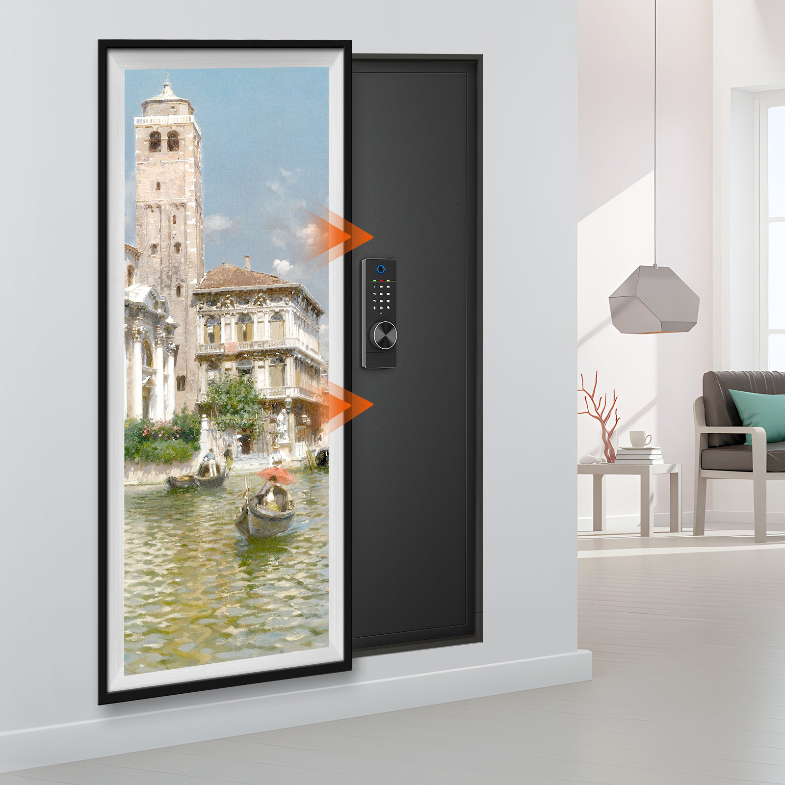 ZenithZest 10 Gun Safe With Lcd Screen And Silent Mode, Unassembled Gun ...