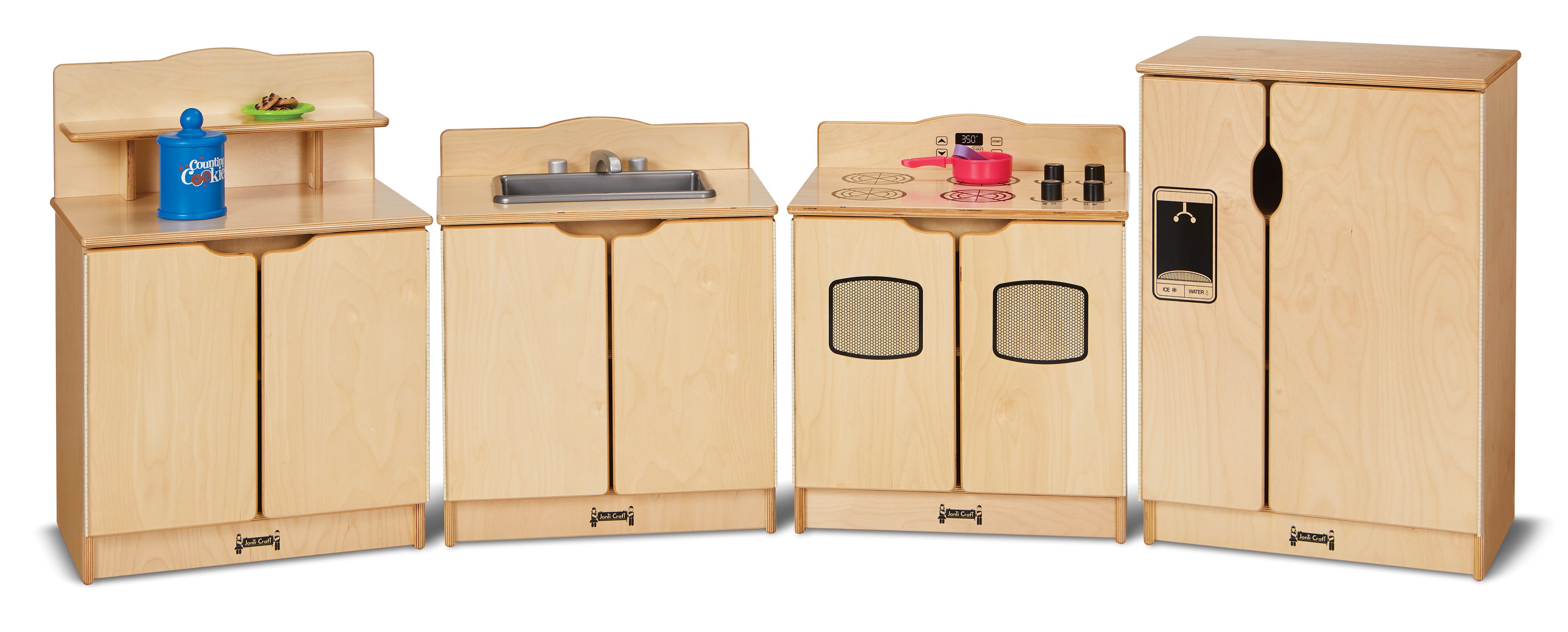 Jonti-Craft® Toddler Gourmet Kitchen 4 Piece Set | Wayfair