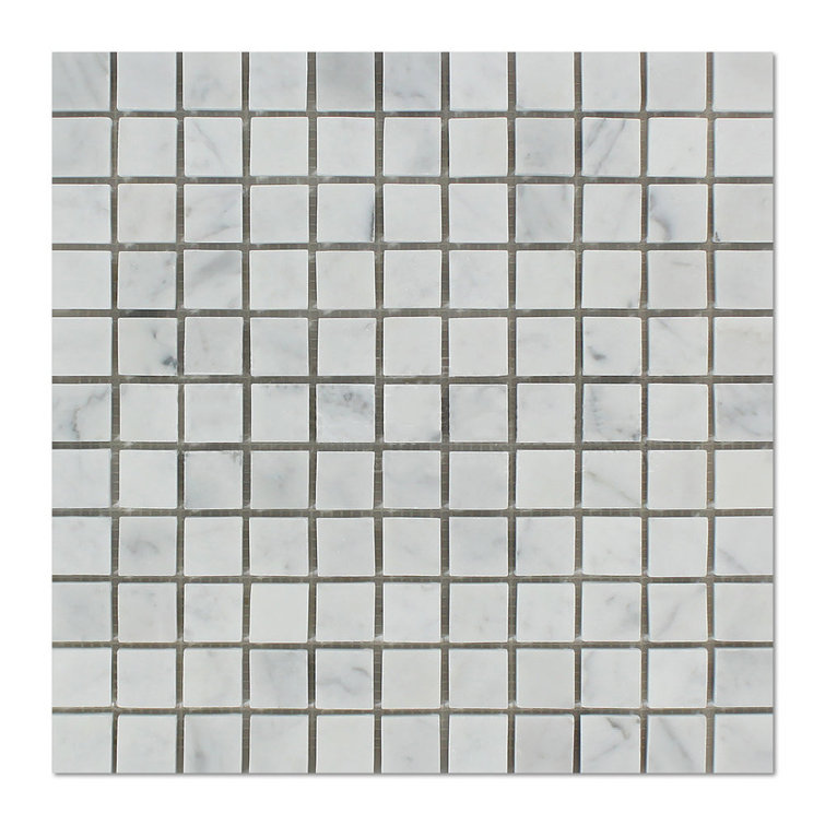 Stone & Tile Shoppe, Inc. Marble Grid Mosaic Wall & Floor Tile | Wayfair