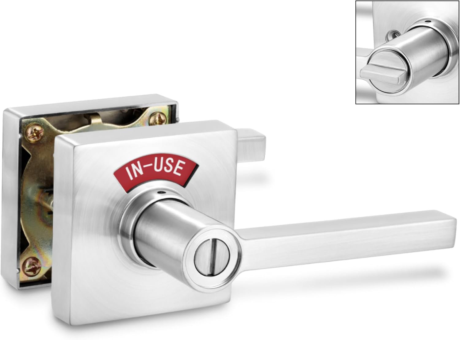 Vizilok Square Privacy Indicator Door Lock Modern Security Solution in ...