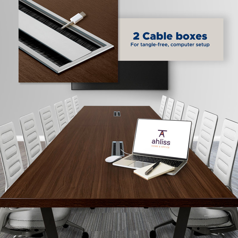 Inbox Zero Rectangle Conference Table & Reviews | Wayfair