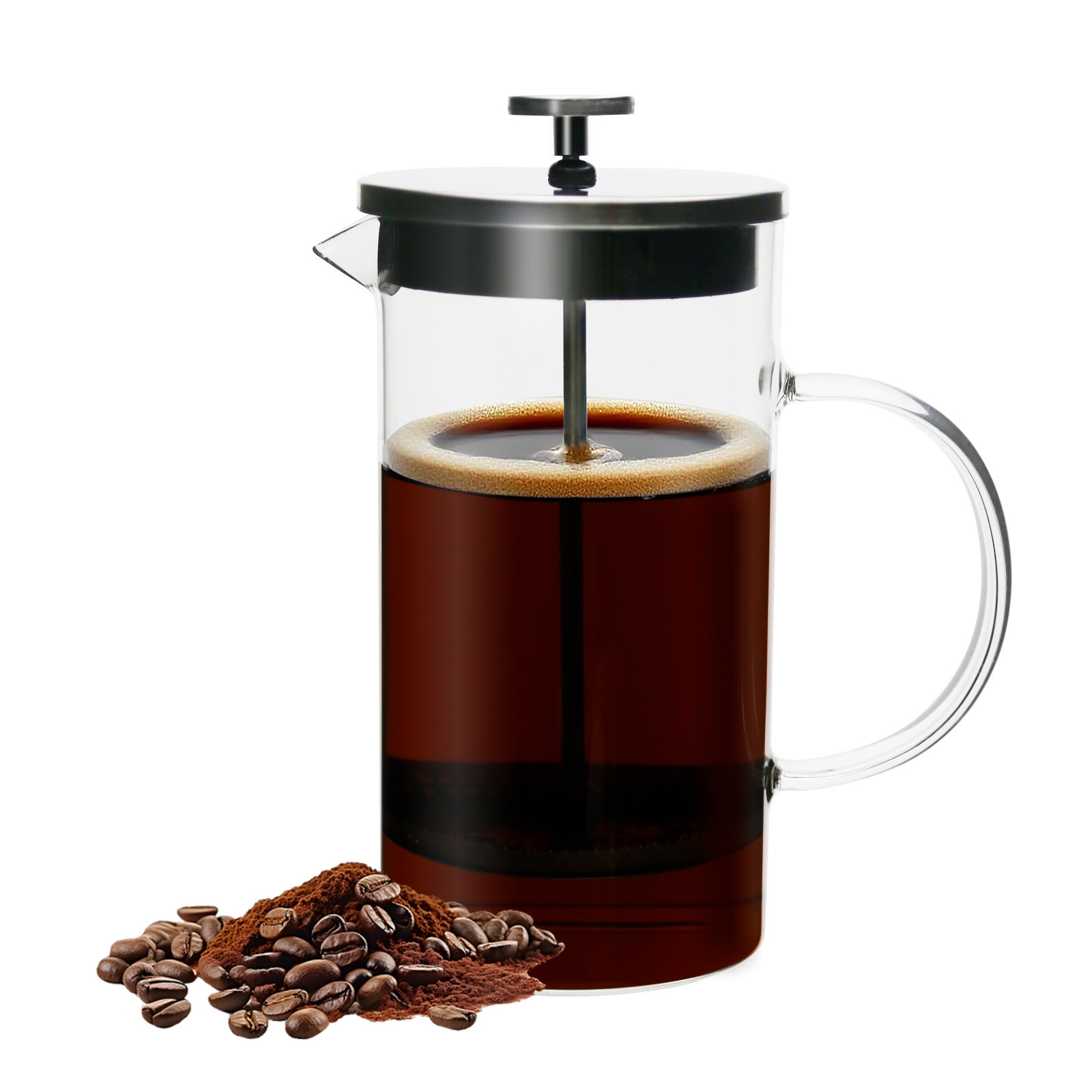 Xumldar 34Oz French Press Coffer Maker Borosilicate Glass | Wayfair