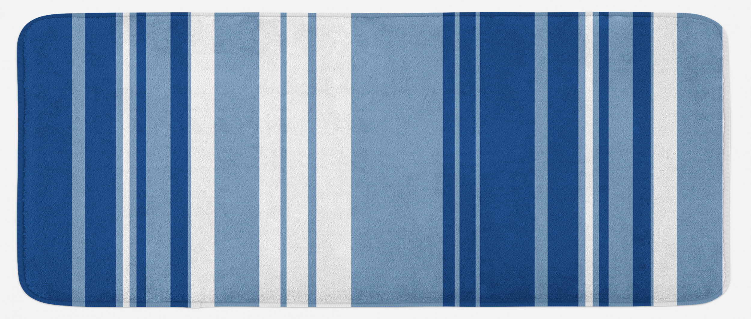 East Urban Home Retro Shades Of Stripe Abstract Vintage Design Navy ...