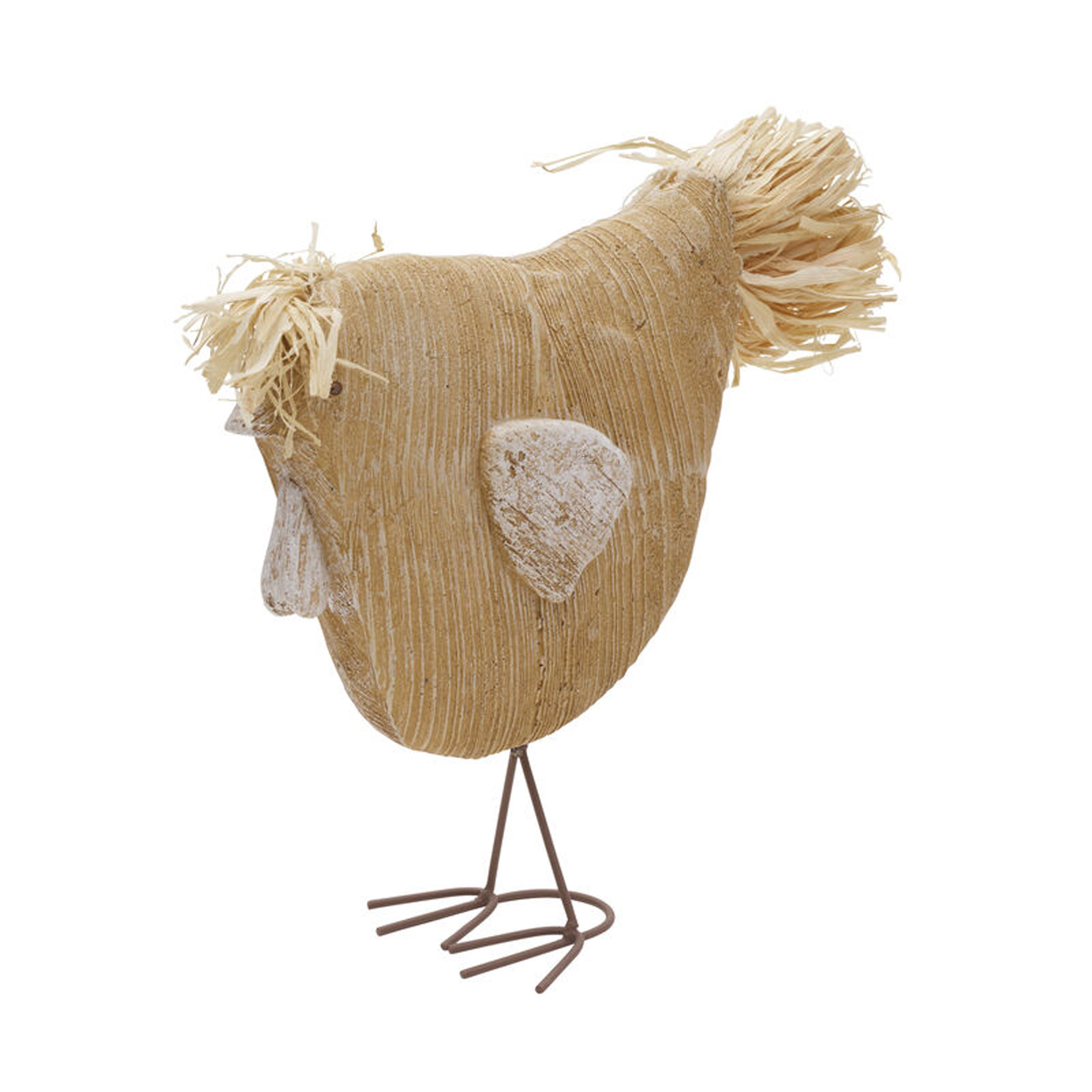 Elements 11-In Resin Natural Chicken Tabletop Decor | Wayfair