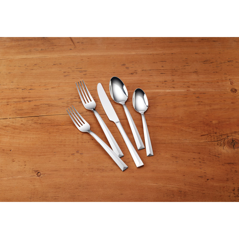 Hampton Forge 20 Piece 18/10 Stainless Steel Flatware Set, Service for ...