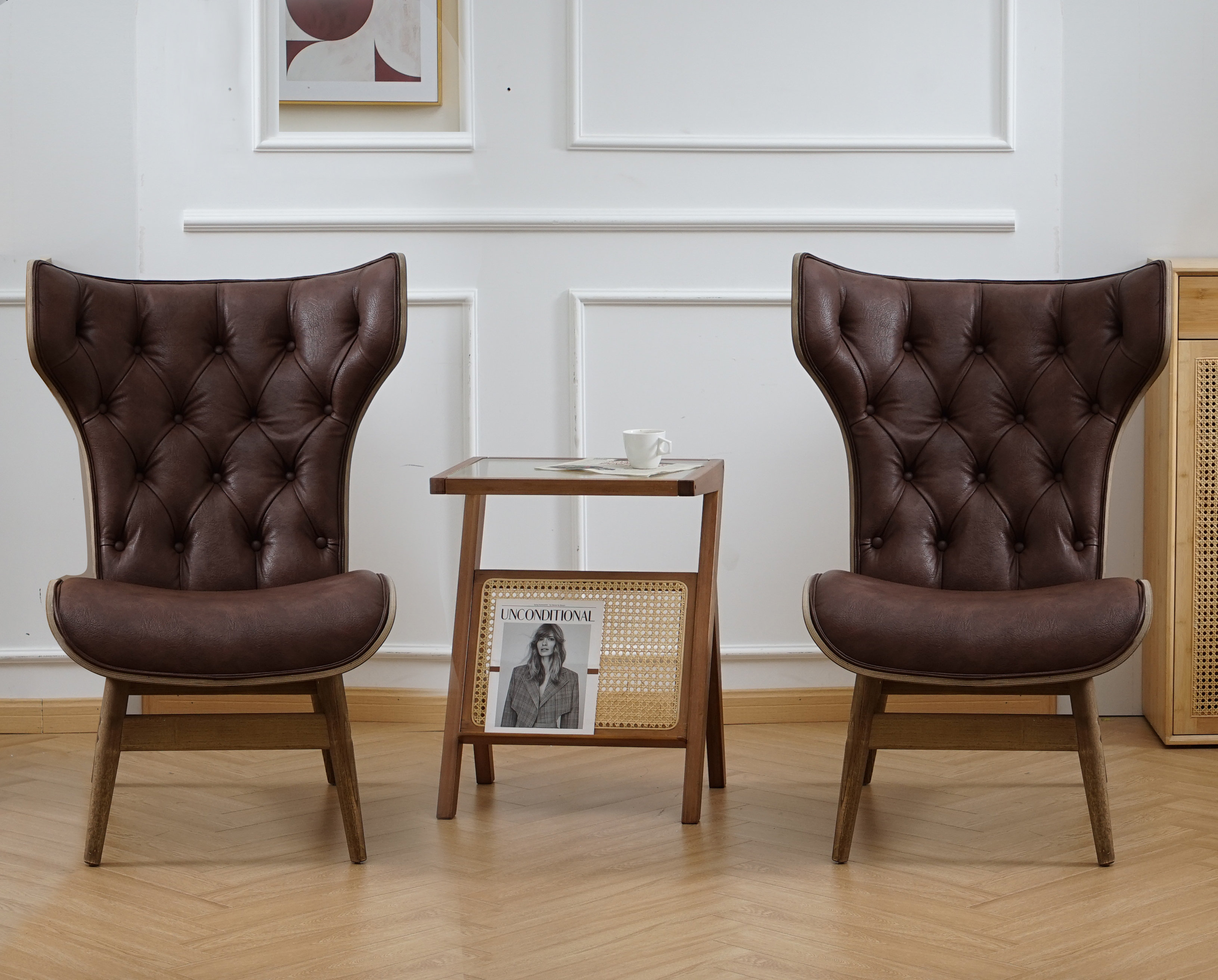 Corrigan Studio® Lexey Upholstered Tufted Wingback Chair & Reviews ...