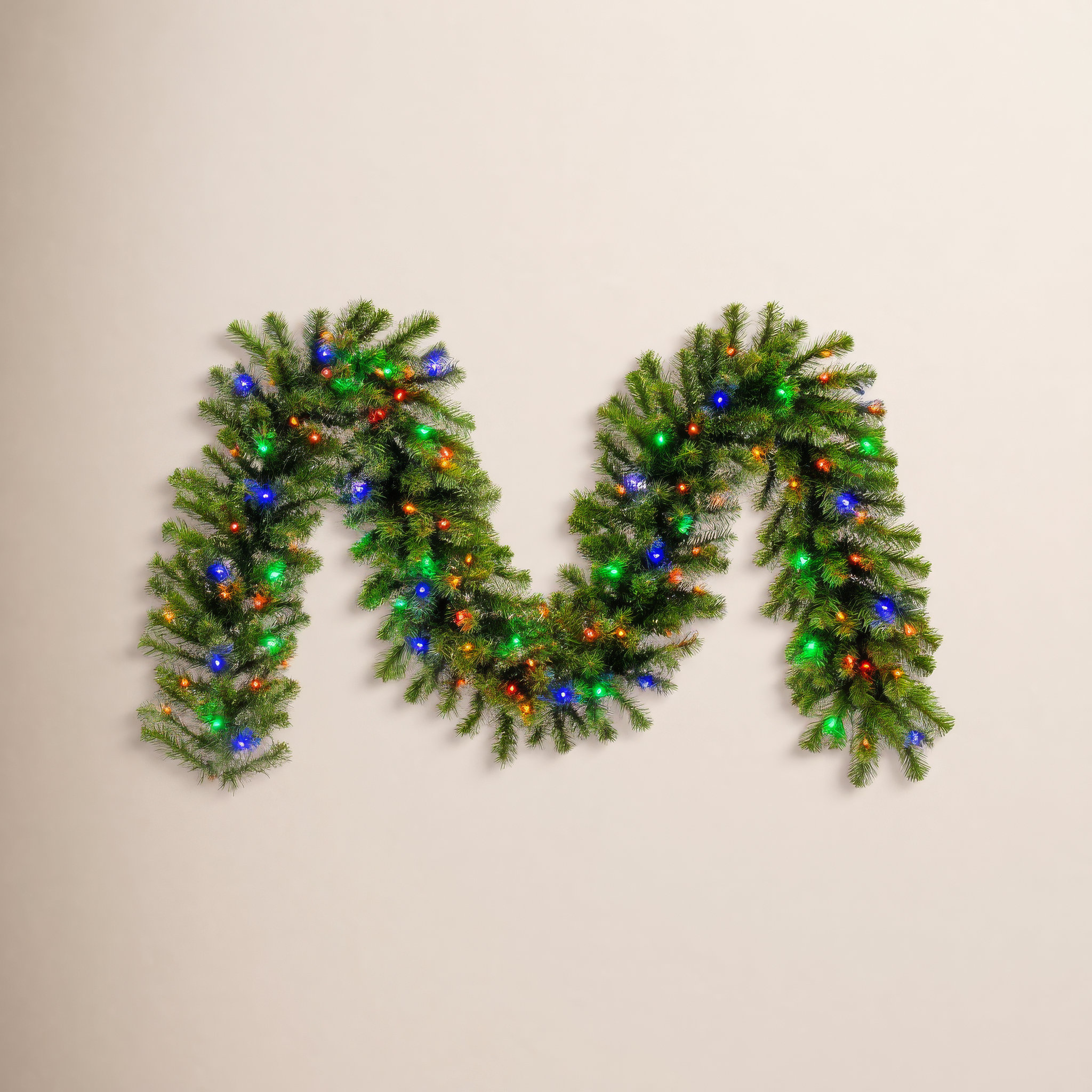 The Holiday Aisle® 9' x 14" Deluxe Sequoia Garland WA 100MU | Wayfair
