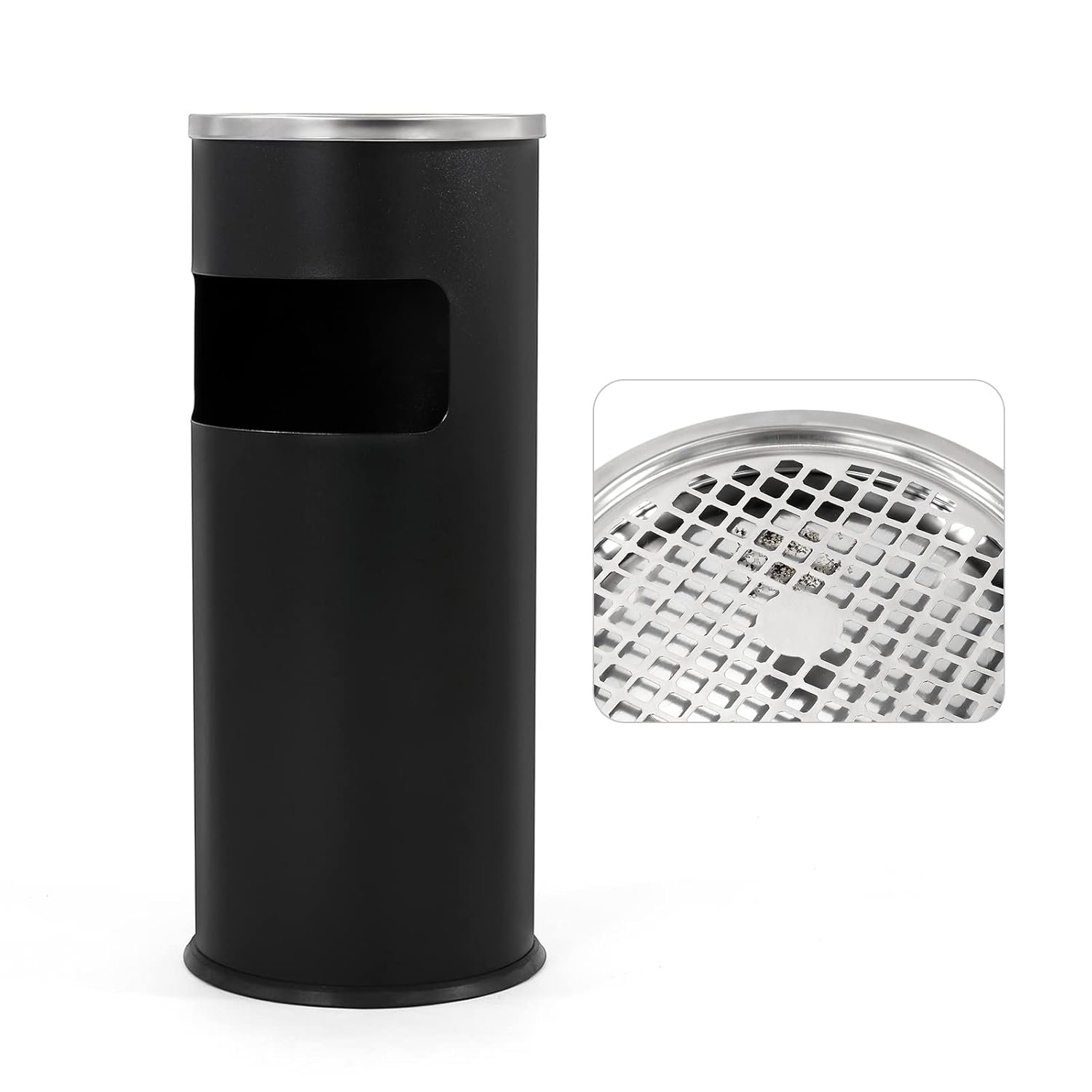 GO APPLIANCE CENTRAL, LLC Stainless Steel Manual Lift Trash Can - 2.9 ...