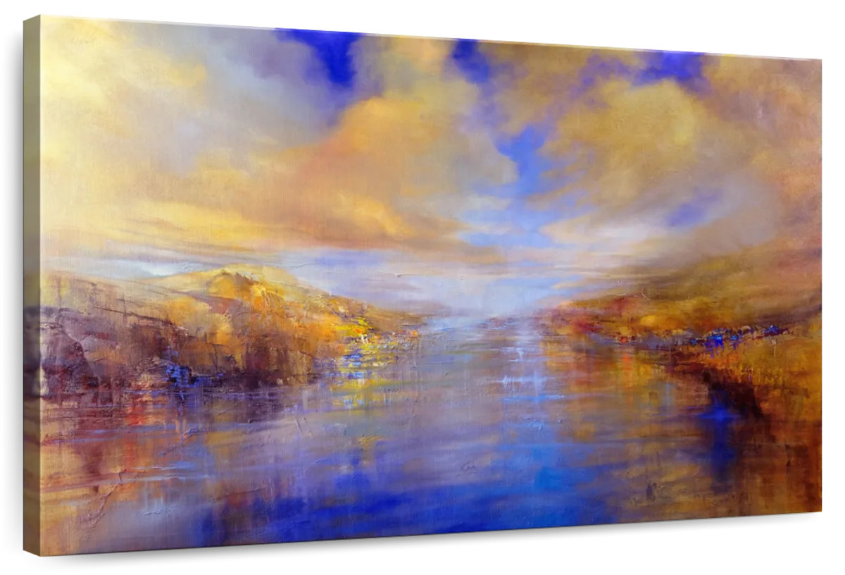 Wade Logan Avery Always On Blue Sky With Golden Clouds - Wayfair Canada