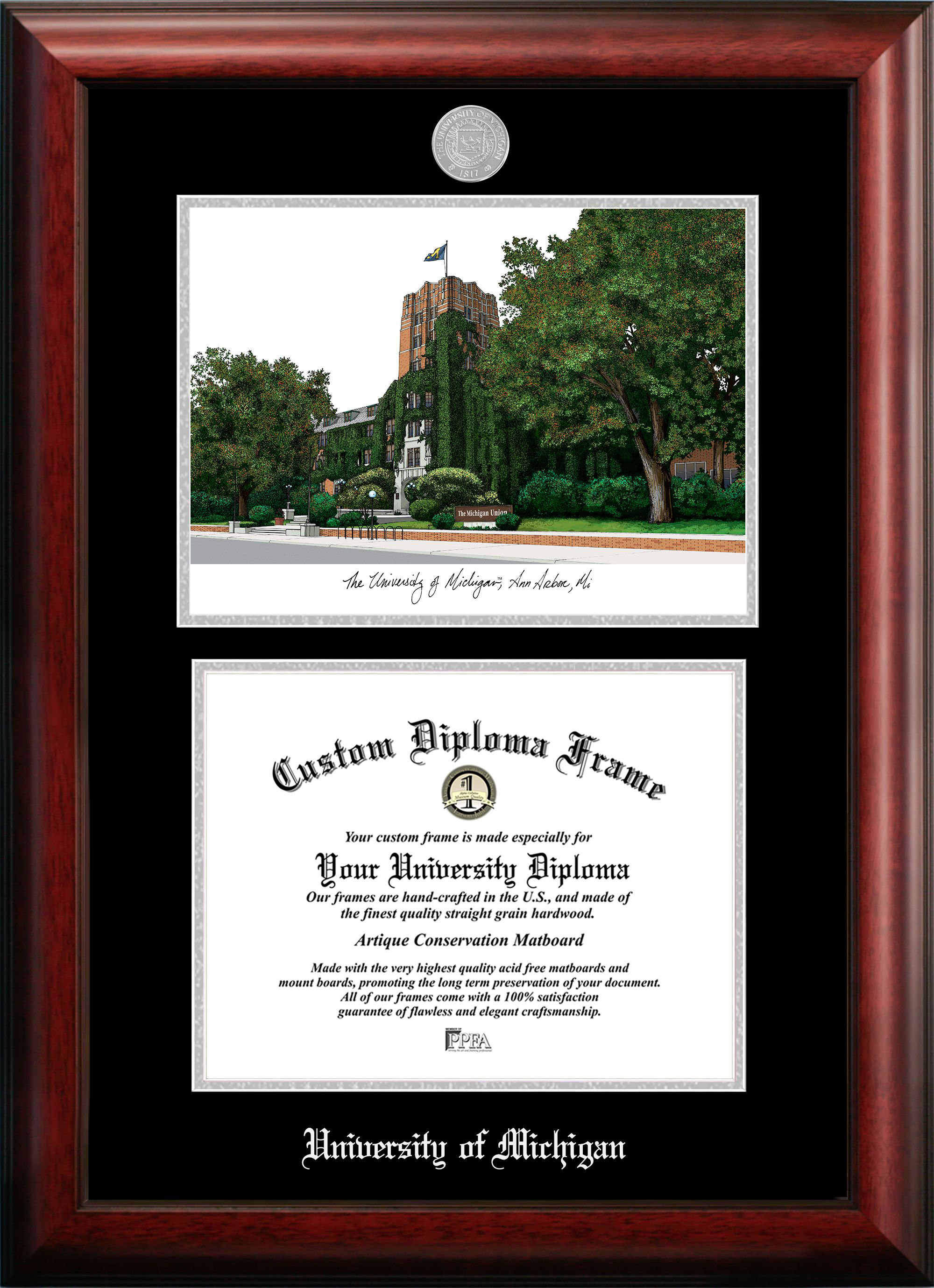 Campus Images University of Michigan Picture Frame | Wayfair