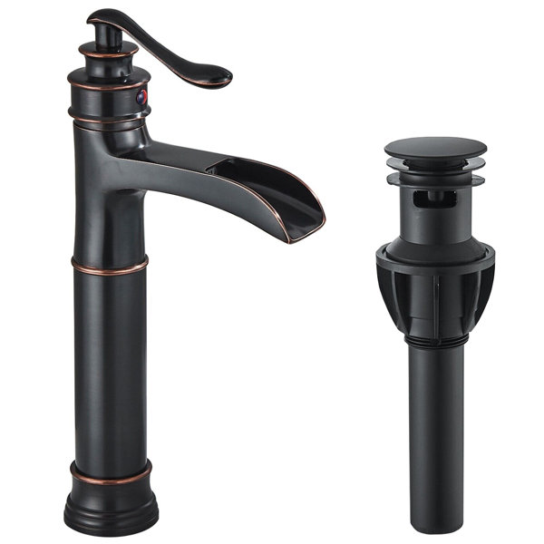 Senlesen Vessel Sink Faucet Single-handle Bathroom Faucet with Drain ...