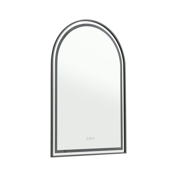 Orren Ellis Gerrold Lighted Bathroom Mirror & Reviews | Wayfair