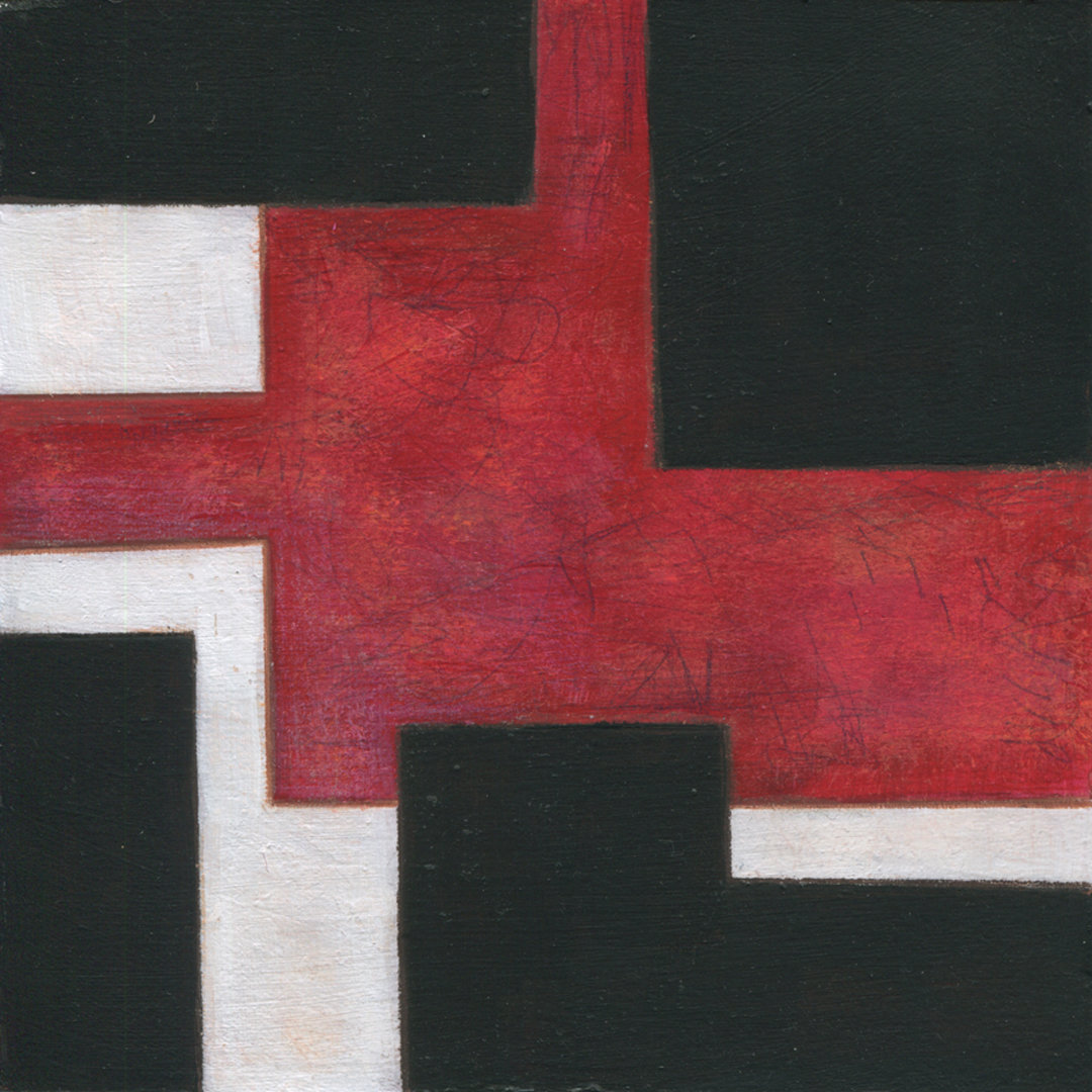 Art Excuse 'Abstract Scan' by John Holdway Painting on Canvas in Black ...