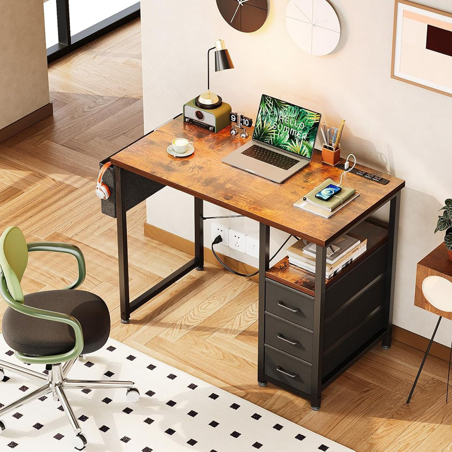 Computer Desk Desk For Girl Bedroom Student desk writing desk children ...