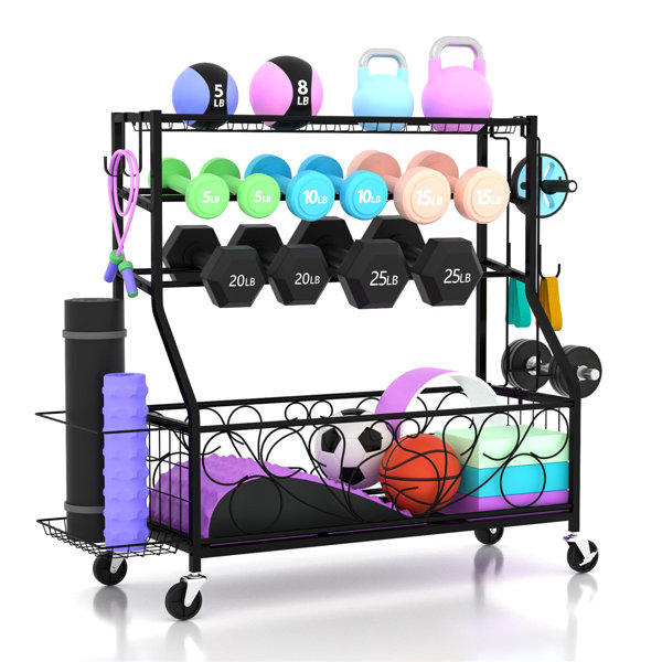 Orchids Aquae Multi-Purpose Metal Weight Rack For Home Gym | Adjustable ...