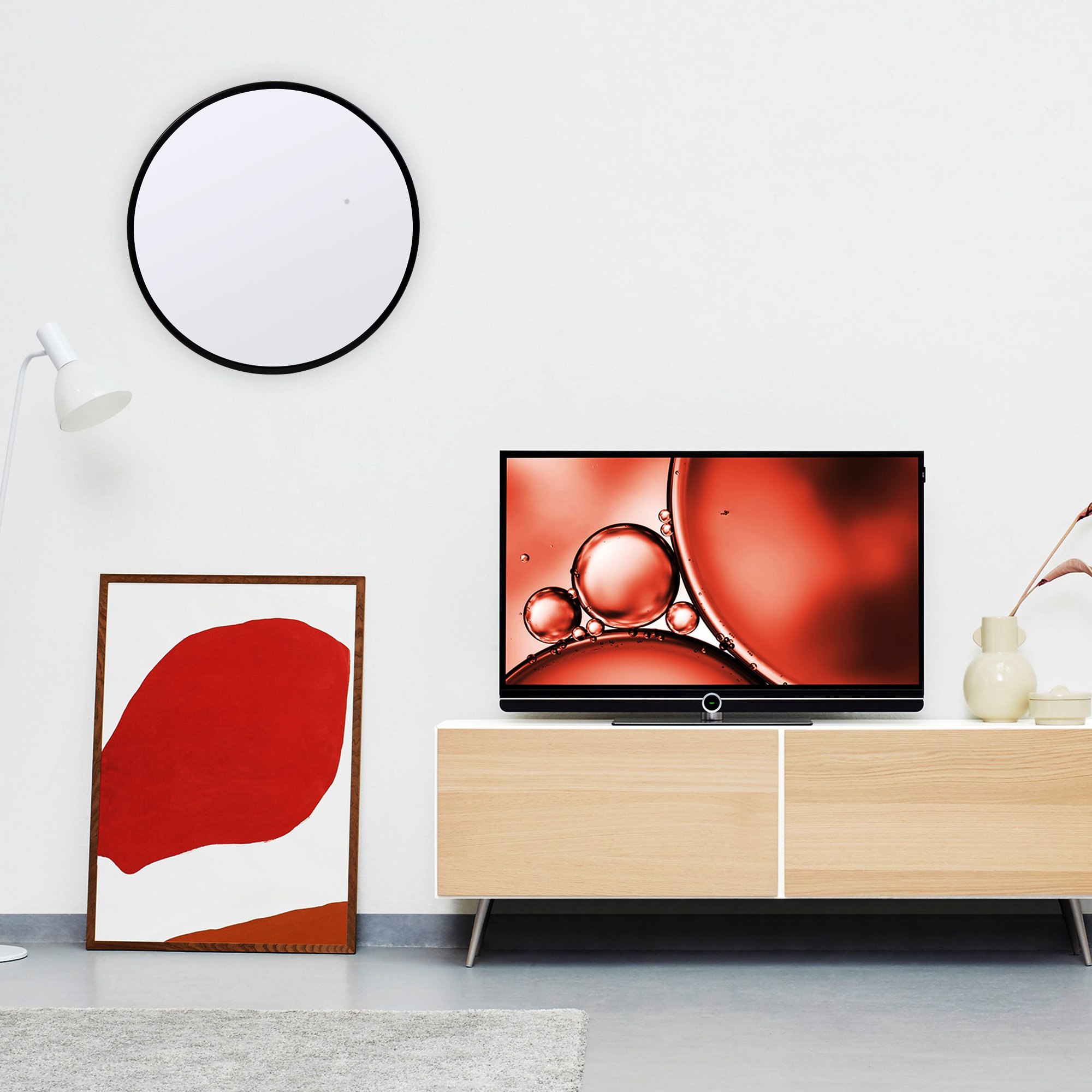 Ivy Bronx Tablette murale ronde décorative Gurdon et Commentaires ...