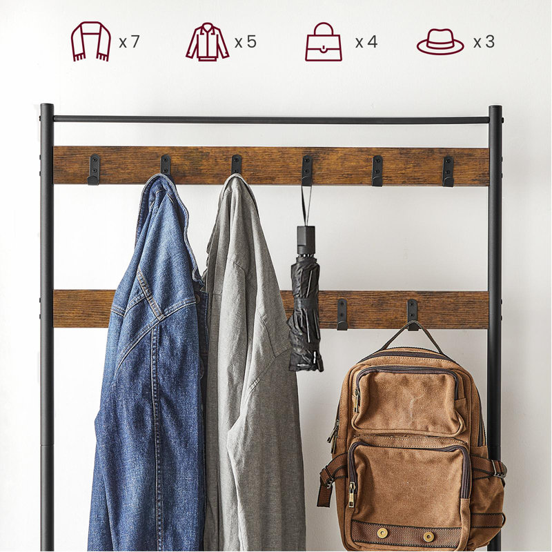 17 Stories Nathyn Hall Tree with Shoe Storage | Wayfair