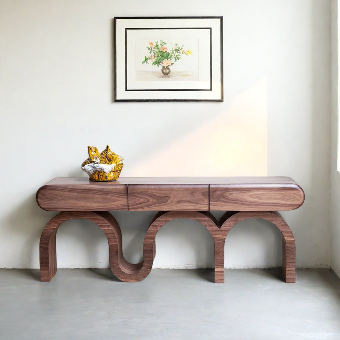 Orren Ellis Retro Art Console Table - Wayfair Canada