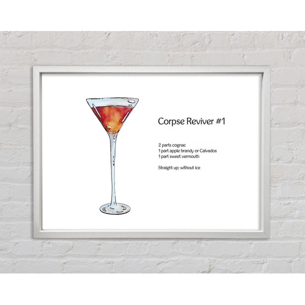 Bright Star Corpse Reviver Cocktail - Einzelner Bilderrahmen ...
