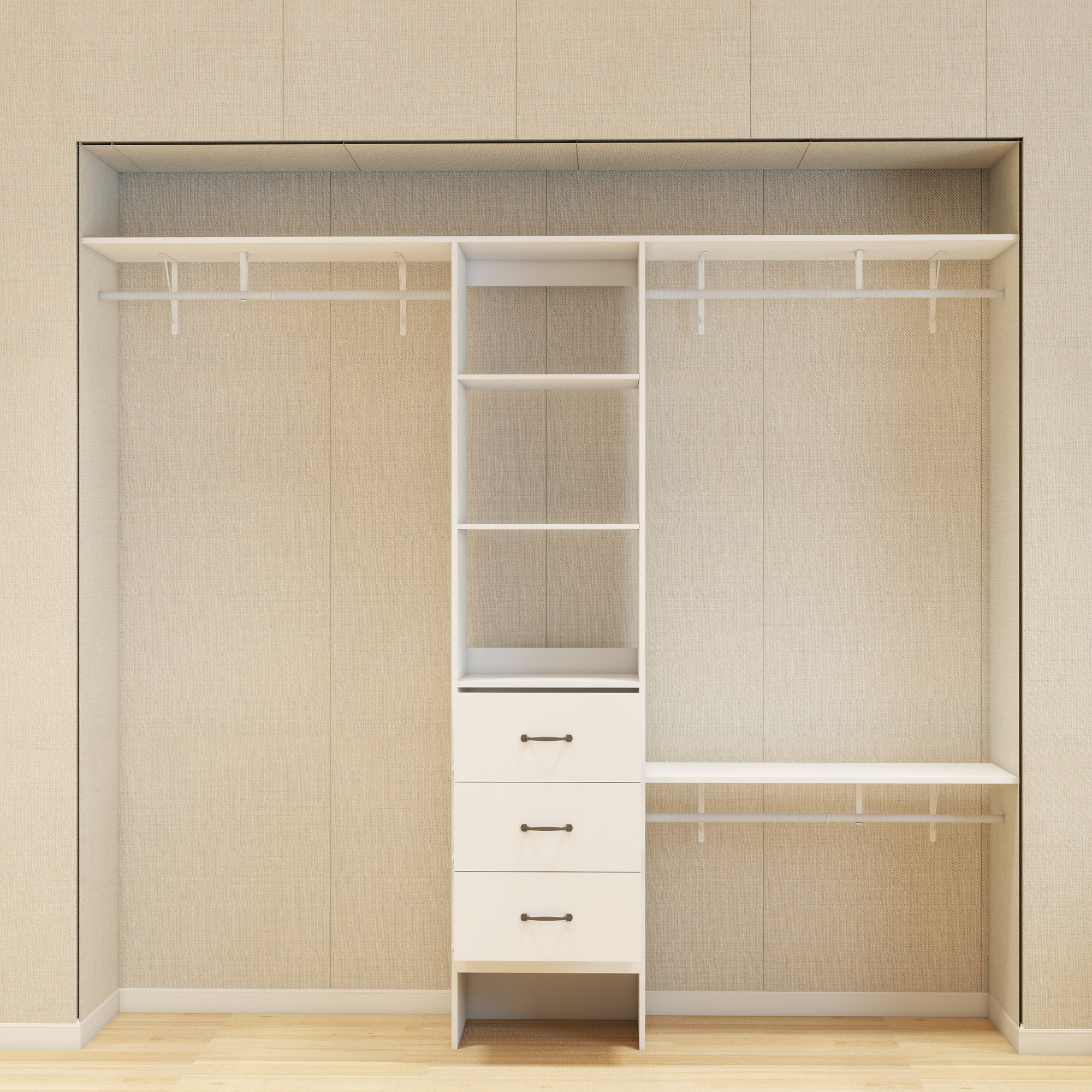 Latitude Run® 96 Inches Closet System | Wayfair